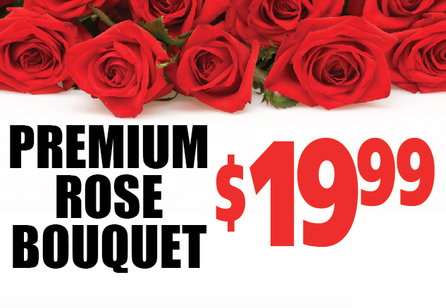 Rose Bouquet Window Sign Posters-22" H x 28" W — screengemsinc