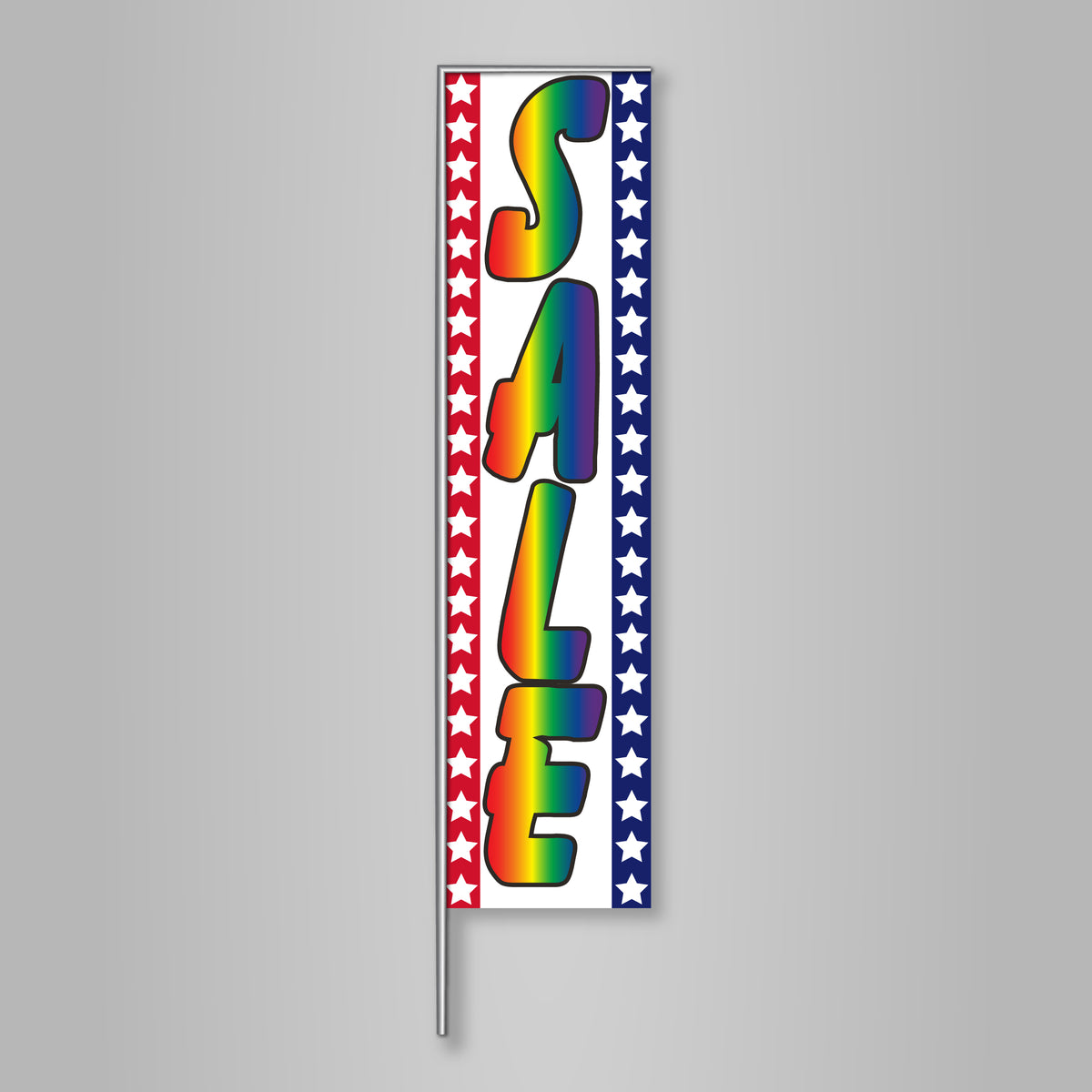 Sale Banner Flag Kit-Rainbow — screengemsinc