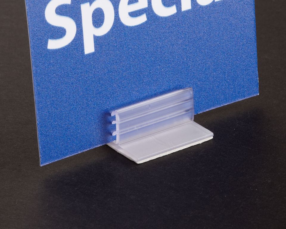 Sign Holders with Permanent Adhesive-Counter Top-50 pieces — screengemsinc